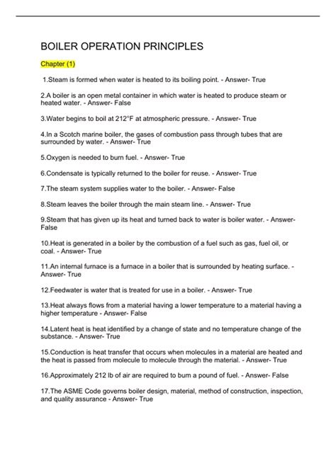 Boiler Operation Principles Boiler Operation Stuvia Us