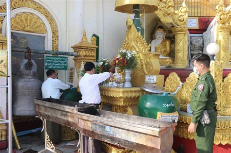 မော်လမြိုင်တွင် တန်ခိုးကြီးဘုရား၊ ပုထိုးစေတီများ ကိုဗစ် ၁၉ကာကွယ်ရေးအညီ