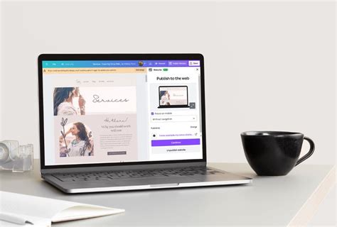 how to publish a canva website