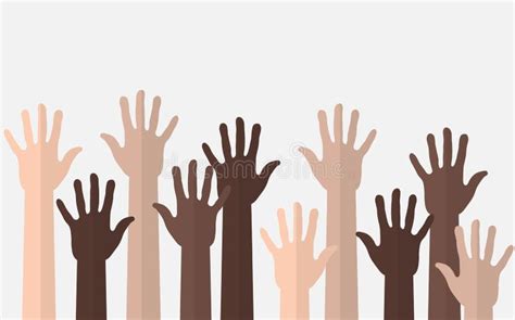 Multicultural Hands Stock Illustrations 9003 Multicultural Hands