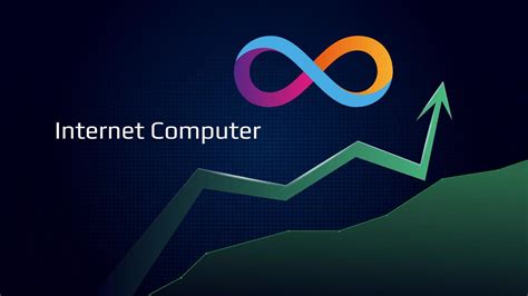 Dfinity Internet Computer Icp In Uptrend And Price Is Rising Crypto Coin Symbol And Green Up