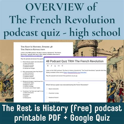 French Revolution Podcast Quiz Overview The Rest Is History By River