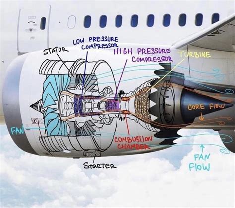 Airplane Parts And Functions Vector Illustration Labeled Diagram Stock Vector Illustration Of
