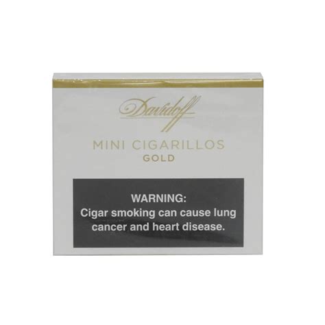 Davidoff Gold Mini Cigarillos 20 Pack Stogies World Class Cigars
