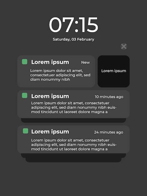 Premium Vector Smartphone Message Interface Vector Illustration