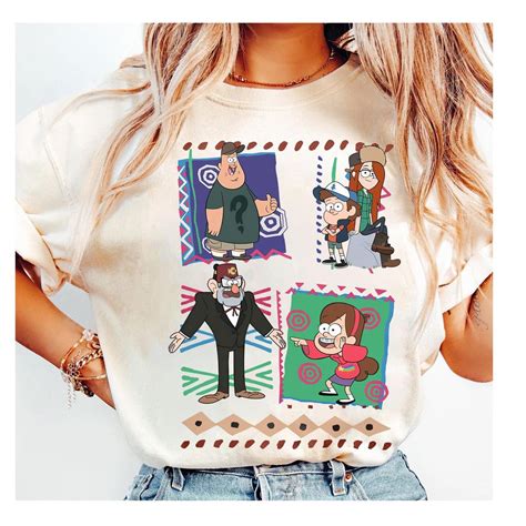 Vintage 90s Disney Gravity Falls Characters Merch