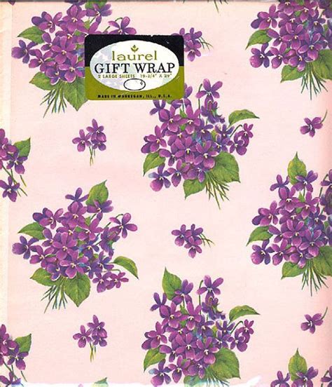 Violets T Wrap Easy Flowers Purple Flowers Vintage Flowers