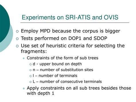 Ppt A Memory Based Model Of Syntactic Analysis Data Oriented Parsing