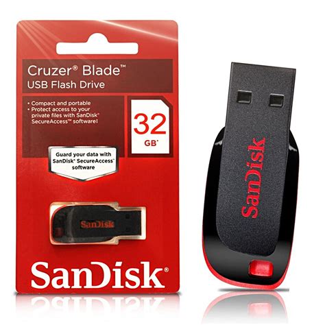 Sandisk 32gb Cruzer Blade Usb Flash Drive Memory Stick Pen Thumb Key