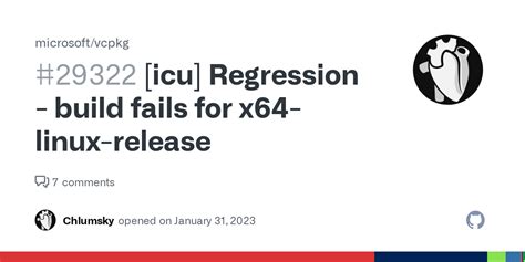 Icu Regression Build Fails For X64 Linux Release · Issue 29322