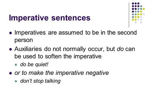 Imperative Sentence