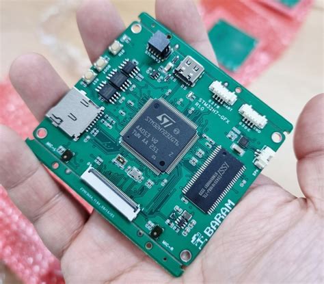 stm32h7 gfx 보드 도착 mysetting