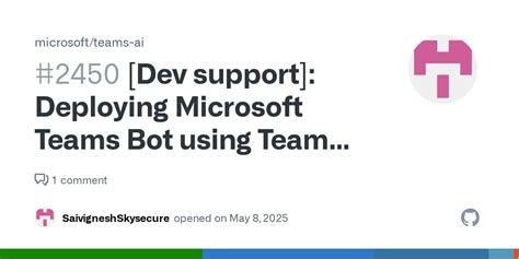 [dev support] deploying microsoft teams bot using teams toolkit ai