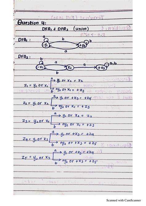 SOLUTION Theory Of Automata Solved Questions Studypool
