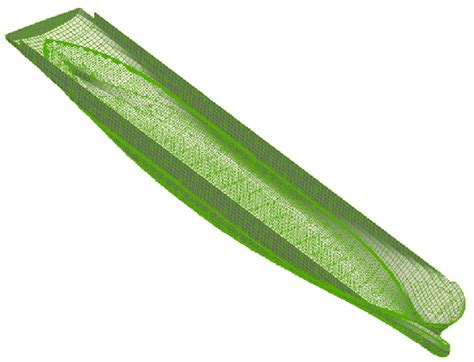 3d Fe Models Of The Analysed Container Ships With Local Fine Mesh