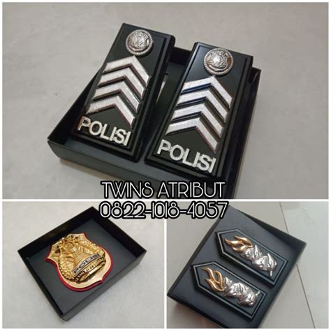 Jual Set Pangkat Pdh Polri Bripka Full Mika Shopee Indonesia