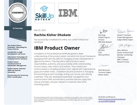 Productowner Agile Scrum Ibm Professionalgrowth