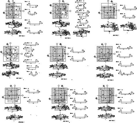 CAD 2D Drawing File Having The Details Of The Rebar Sectional View Of The Building Download The