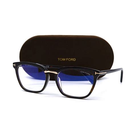 Tom Ford Accessories New Tom Ford Tf555fb 052 Havana Blue Block