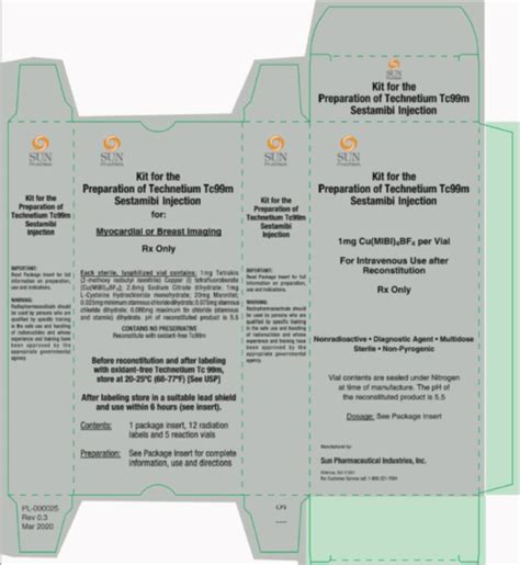 Technetium Tc 99m Sestamibi Package Insert Prescribing Info