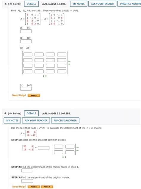 Solved Ask Your Teacher Practice Anoth 1 4 Points