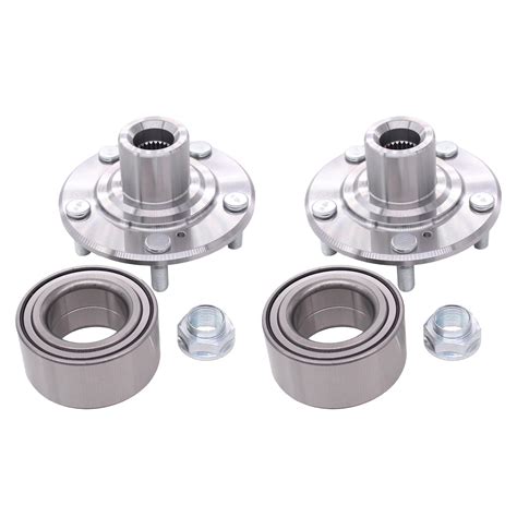 Motoku Pair Front Wheel Hub Bearing Assembly Kits For Honda Civic 2016