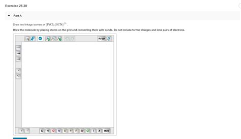 Solved Exercise 25 30 Part A Draw Two Linkage Isomers Of