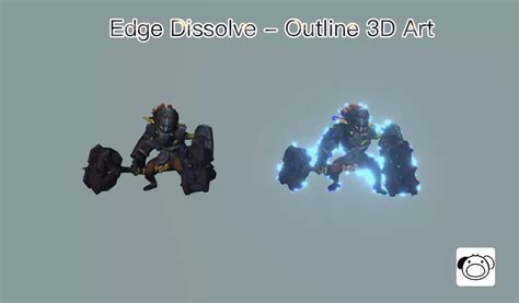 Artstation Unity Shader Edge Dissolve Outline 3d Art Game Assets