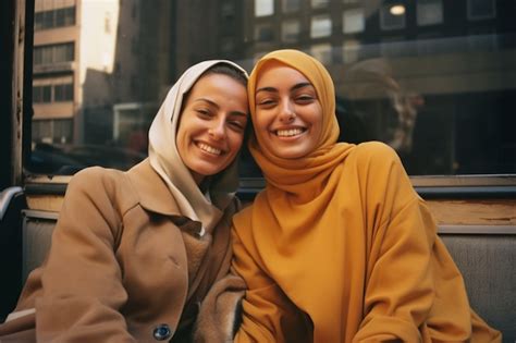 Free Ai Image Portrait Of Adult Affectionate Mother And Daughter