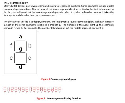 The 7 Segment Display Many Digital Devices Use Seven Segment Displays To Represent Numbers Some