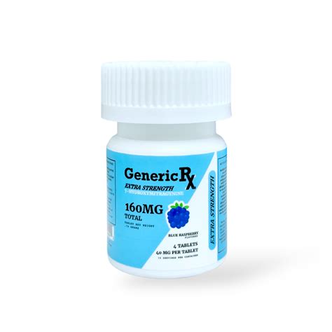 Generic Rx Blue Raspberry 7 Oh Chewable Tablet 40mg