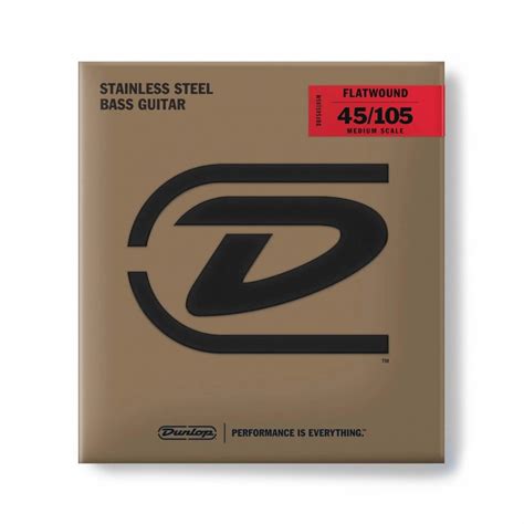 Dunlop Flatwound Bass Strings 4set At Gear4music