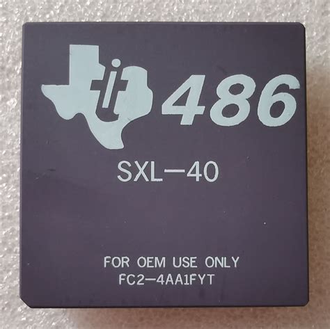 Texas Instruments 486 Processor 在线cpu博物馆 微处理器博物馆 Honuxs Cpu Museum