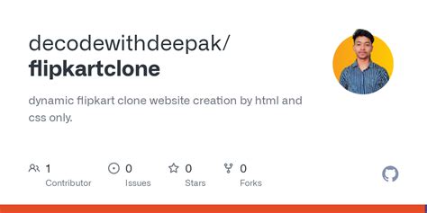 github decodewithdeepak flipkartclone dynamic flipkart clone website