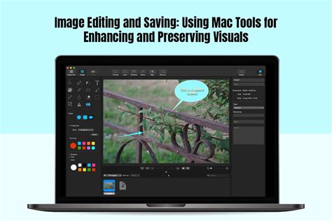image editing and saving using mac tools for enhancing and preserving