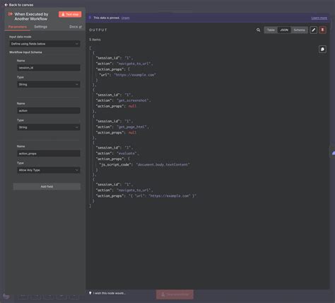 add json comments to pinned data useful for when executed by another workflow node for