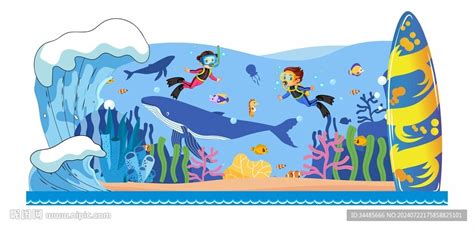 海洋主题展板海底世界设计图 广告设计 广告设计 设计图库 昵图网
