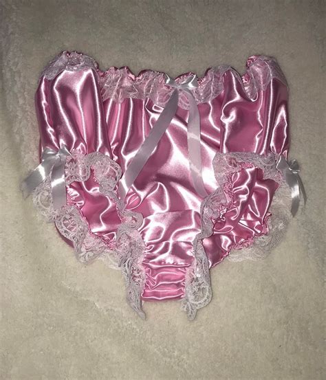 High Waisted Satin Lined Satin Panties Etsy