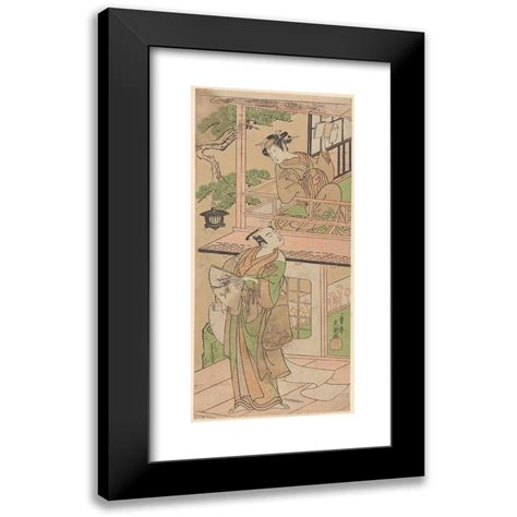 Bunchô Ippitsusai 10x18 Black Modern Framed Museum Art Print Titled