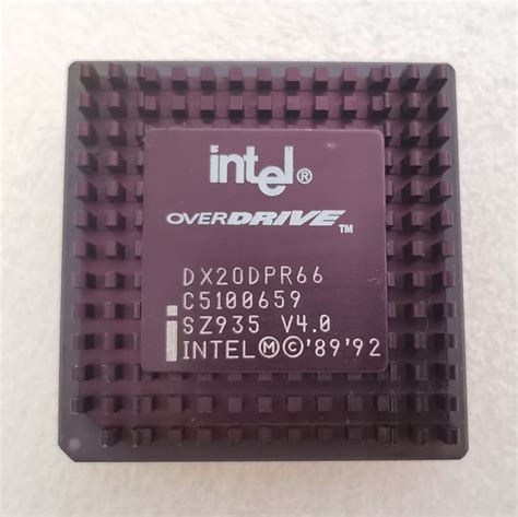 Intel 80486 Overdrive Processor 在线cpu博物馆 微处理器博物馆 Honuxs Cpu Museum