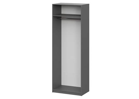 Шкаф распашной «ШК 5 Графит 80 см купить в магазине Парк Мебели Цена Фото