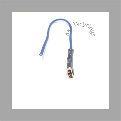 Horn Terminal Socket Connector Universal Red And Black 6 3mm Crimped With Tube Sold Per Piece