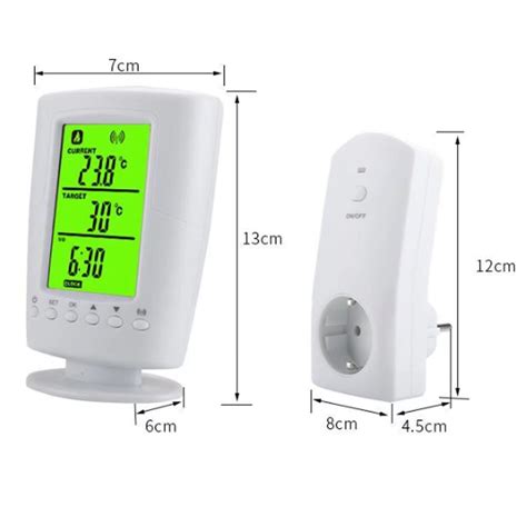 Priza CronoTermostat Cu Emitator Si Receptor M ABS Alb EMAG Ro