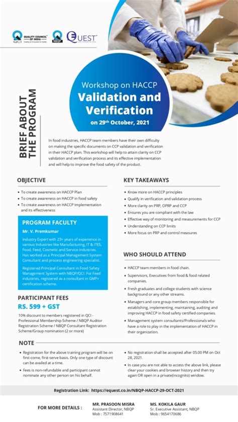 Virtual Workshop On Haccp Validation And Verification Consultants