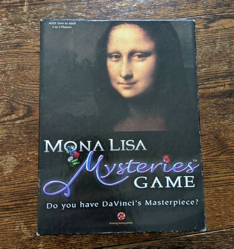Mona Lisa Mysteries 2006 Board Game Board Game Guys