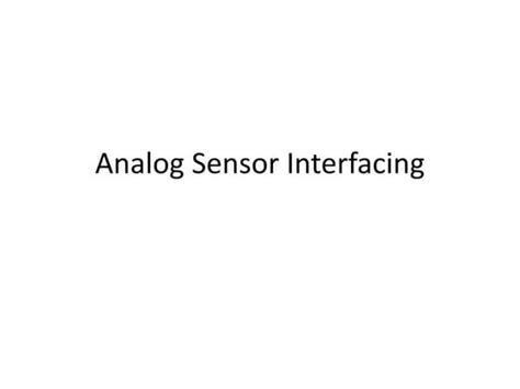 Interfacing Of Temperature Sensor Lm 35 With 8051pdf Science