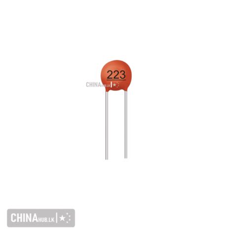 223pf Ceramic Disc Capacitor 50v 10 Pcs Pack Chinahub Lk