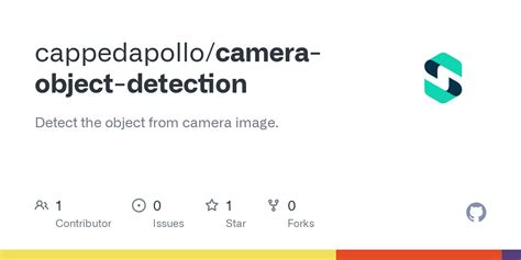 github cappedapollo camera object detection detect the object from