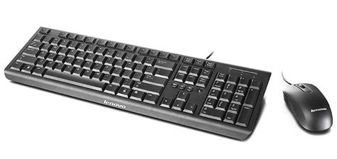 Lenovo 160 Wired Keyboard Mouse Combo at 680 piece लनव कबरड in New Delhi ID 23224331033