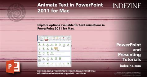 Animate Text In Powerpoint 2011 For Mac